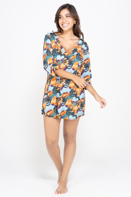 Saída de praia solar estampa marrakech Taquion