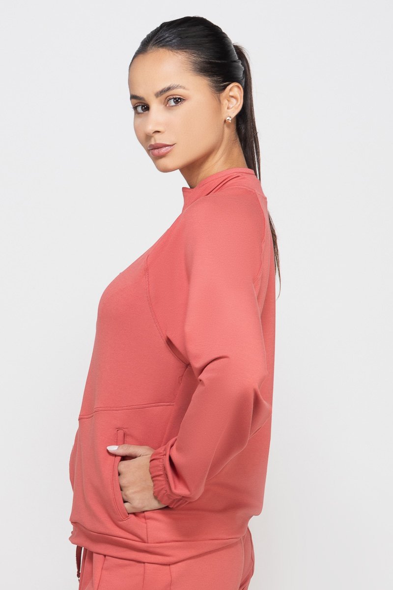 Jaqueta feminina recorte Matriarca vermelho Taquion