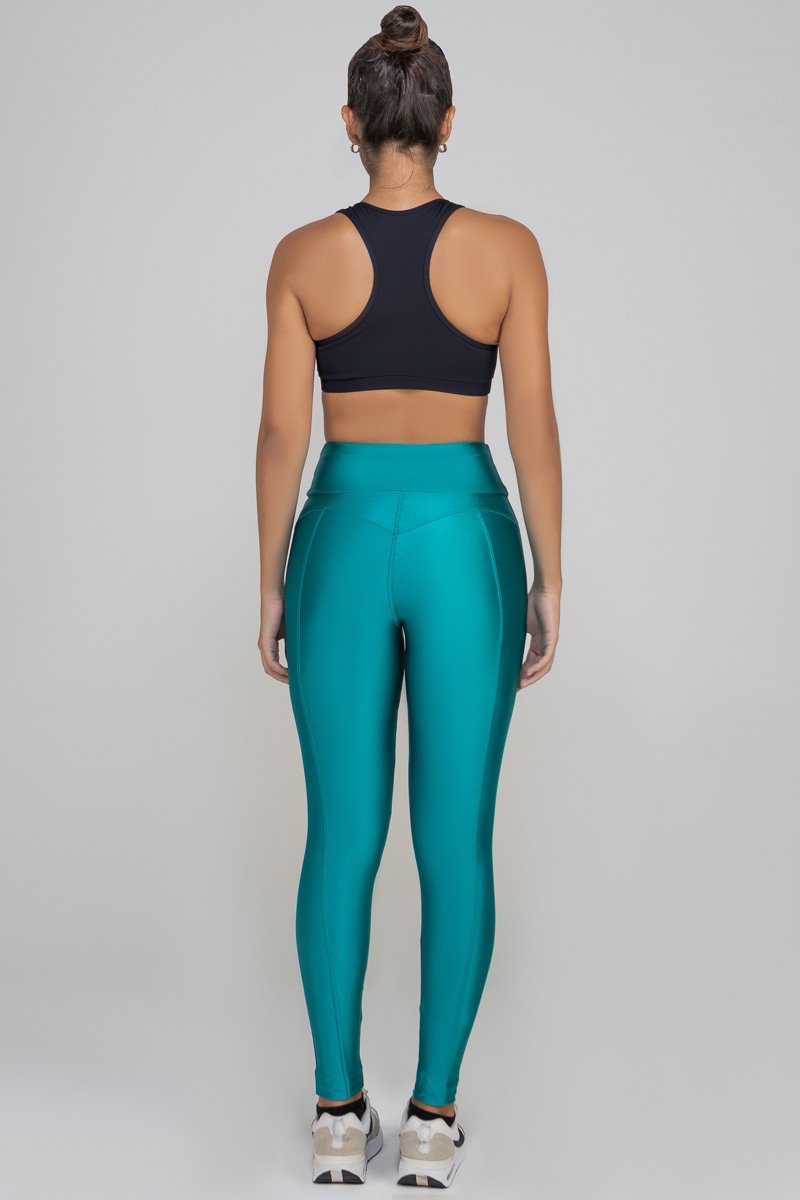Calça Legging Levanta Bumbum Turquesa Taquion